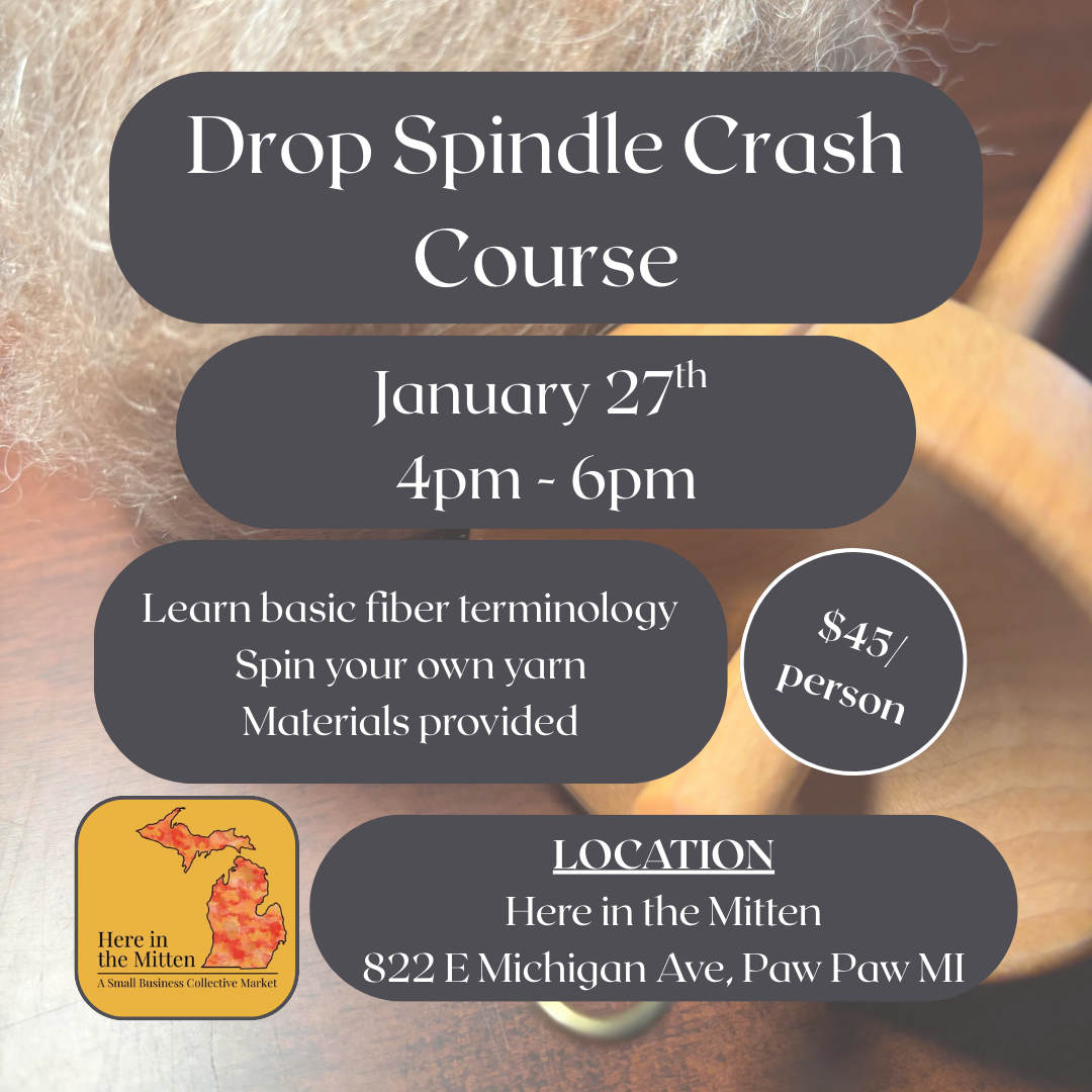 Drop Spindle Crash Course | Destination Paw Paw
